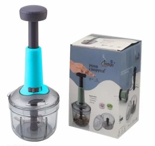 Buy Manual Hand Push Food Chopper, 650ml Capacity, 3 Blades for ...