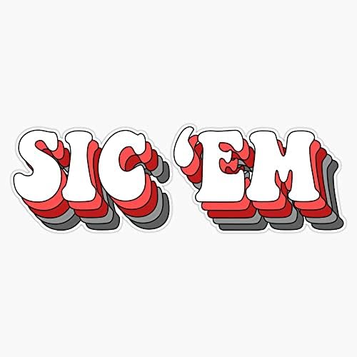 Amazon.com: Uga Georgia Sic 'Em Logo Vinyl Sticker Laptop Decal ...