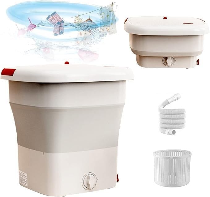 Amazon.com: 12L upgraded large capacity foldable Washer, Mini Washing ...
