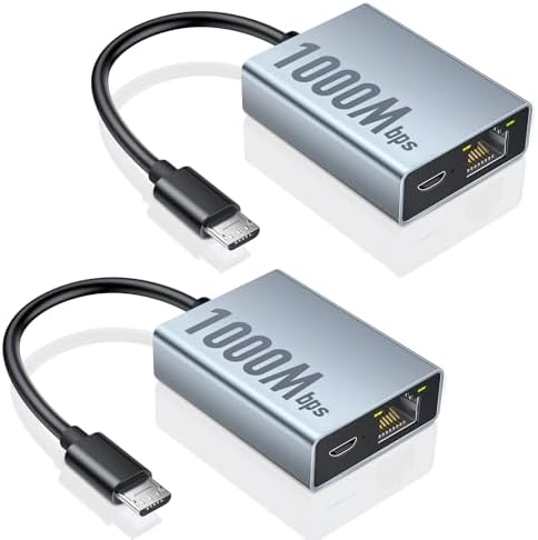 Amazon.com: ZEXMTE 1000Mbps Ethernet Adapter for Fire TV Stick, Micro ...