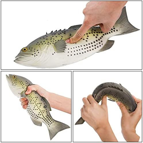 ZENFUN Set of 4 Artificial Fish Models, Simulated Fake Fish Plastic ...