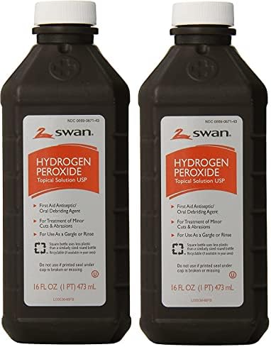 Amazon.com: Amazon Basics Hydrogen Peroxide Topical Solution USP, First ...