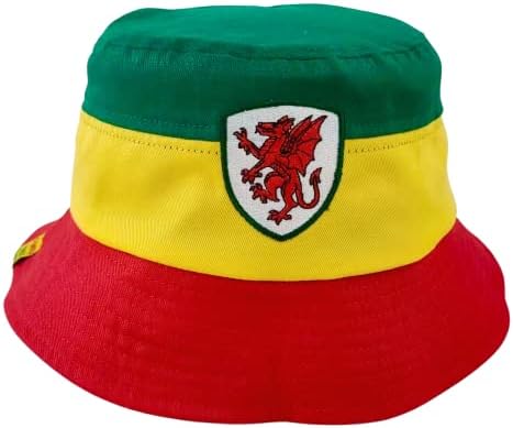 Cadwyn Cymru 'Yma o HYD' Wales Supporters Bucket Hats - Adult Red ...