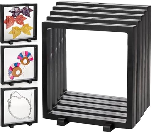 Amazon.com: 8 Packs 3D Floating Frame Display Case INLAZYTIM Coins ...