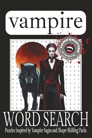 Vampire Word Search Puzzle Book: Word Search Puzzle with Easy-to-Read ...