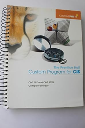The Pearson Custom Program for CIS: Stevenson University: 9780558211936: Amazon.com: Books