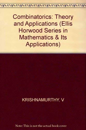 Combinatorics Theory And Applications Mathematics And Its Applications Krishnamurthy V