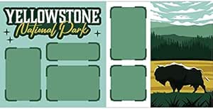 Amazon.com: "Yellowstone National Park-New" Scrapbook Page Kit