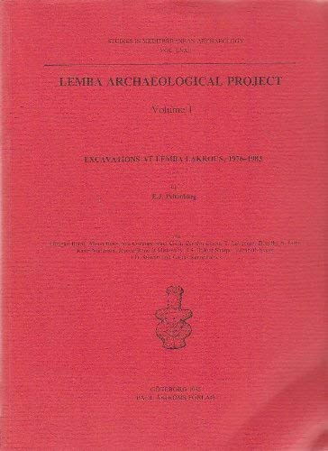 Amazon.com: Lemba Archaeological Project: Excavations at Lemba Lakkous ...