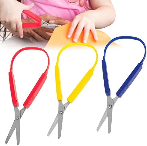 Loop Grip Scissor Set, 3Pcs Loop Scissors Mini Loop Scissors Handle ...