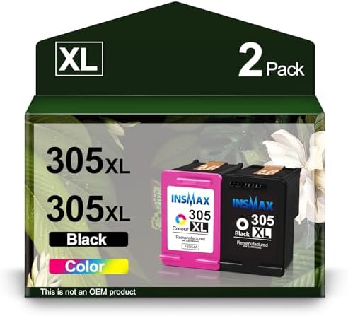 Amazon.com: 305 Ink Cartridges Black/Color Combo Pack Replacement for ...