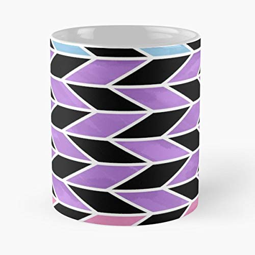 Amazon.com: Pastel Ombre Sideways Chevron - Handmade Funny 11oz Mug ...