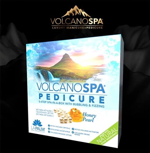 Amazon.com: Volcano Spa Pedicure 5-Step Spa-5 In-1 PACKAGING HONEY ...