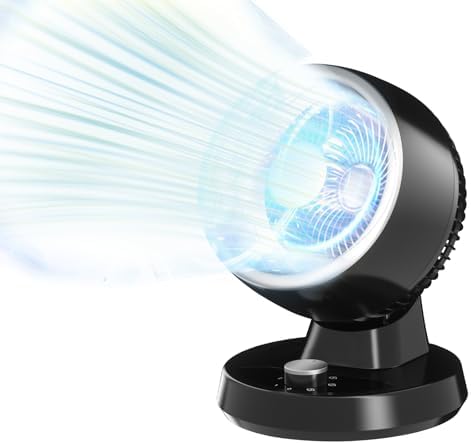 Amazon.com: Auertech Small Desk Fan, 12" Quiet Oscillating Table Fan ...