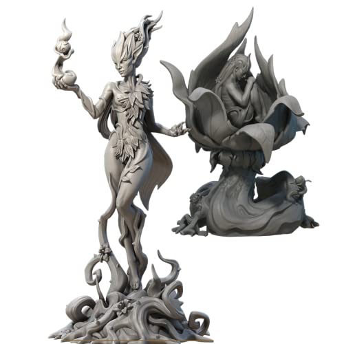 Nysa, the Forest Nymph - Great Grimoire Fantasy DnD 3D Printed Resin ...