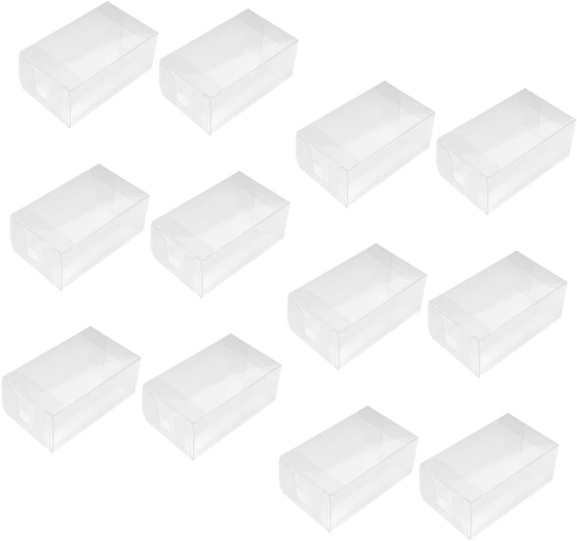 Amazon.com: UPKOCH 12pcs Boxes Ice Cream Box Clear Cupcake Stand Food ...