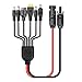Amazon.co.jp: ERICSITY 2M 6in1 ソーラー コネクター ソーラー充電ケーブル MC4 コネクタ ソーラーケーブル ...
