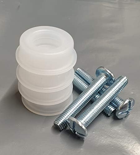 Just Accessories 4 X New Headboard Bolts Screws M8x50mm With Plastic ...