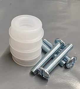 Just Accessories 4 X New Headboard Bolts Screws M8x50mm With Plastic ...