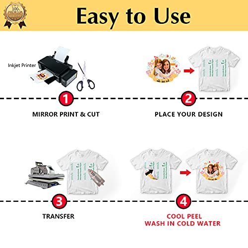 TransOurDream Tru Iron On Heat Transfer Paper For Light Fabric 15 Sheets 11x17 Iron on transourdream-tru-iron-on-heat-transfer-paper-for-light-fabric-15-sheets-11x17-iron-on