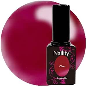 Amazon.co.jp：Naility! ステップレスジェル 468 プラム 7g 【ソークオフ/カラージェル/ジェルカラー/国産/ジェルネイル/ネイル用品/セルフネイル/シロップカラー ...