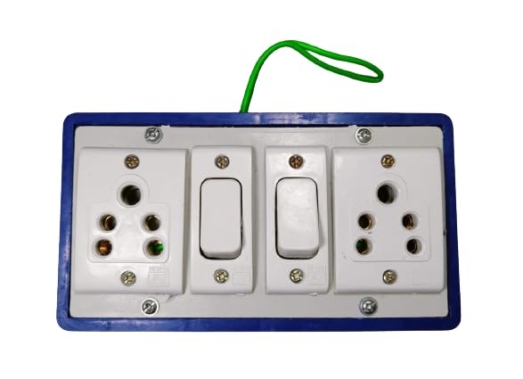 Buy Rahul Electronic Extension Board Multi Outlet Electrical Switch ...