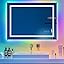 Trintion LED Bathroom Mirror with Lighting, Bathroom Wall Mirror, Anti ...