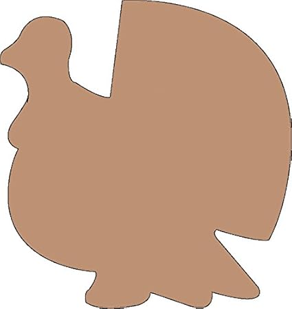 Amazon.com : 50 Sheets Thanksgiving Turkey Sticky Notepad 3in Brown ...