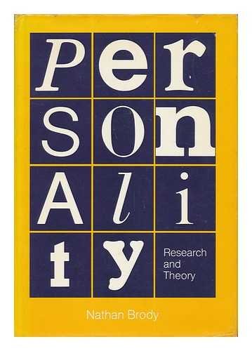 Amazon.com: Personality; research and theory: 9780121348502: Brody ...