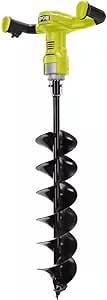 Amazon.com: RYOBI ONE+ HP 18V Brushless Cordless Earth Auger with 6 in ...