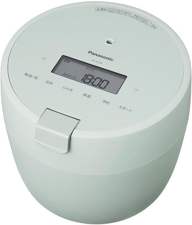 Amazon | パナソニック 炊飯器 5合 圧力IH 新生活 一人暮らし コンパクトサイズ ふた食洗機対応 グリーン SR-R10A-G | パナソニック(Panasonic) | 炊飯器 通販