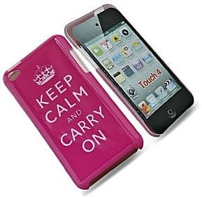 Amazon.com: Brand new Pink Hard Case with ""Keep Calm and Carry On ...