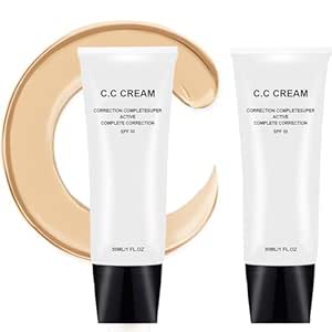 Amazon.com: 2PCS Purbelle CC Cream for Older Women, Self Adjusting CC Cream for Mature Skin ...