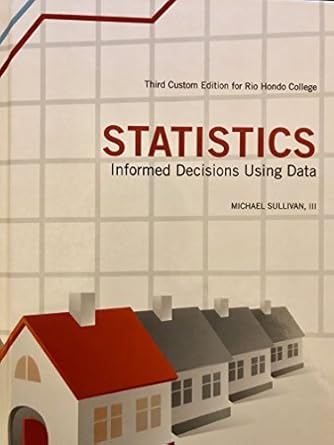 Statistics: Informed Decisions Using Data (Third Custom Edition for Rio ...