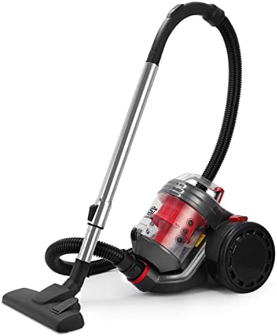 Amazon Basics Cylinder Bagless Vacuum Cleaner with HEPA filter for ...