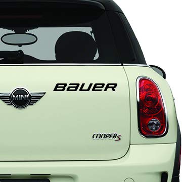 Bauer Black Sports Teams Automotive Decal/Bumper Sticker : Amazon.in ...