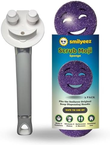 Amazon.com: The Original Smiling Sponge Handle Soap Dispensing Handle ...