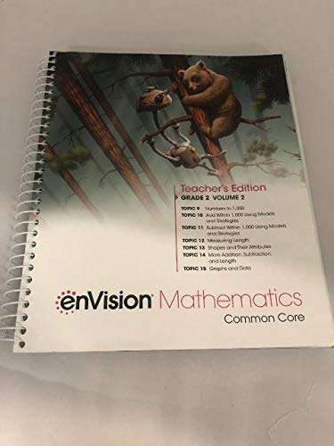 enVision Mathematics 2020 Common Core Teacher Edition Grade 2 Volume 2, 9780134954882 ...