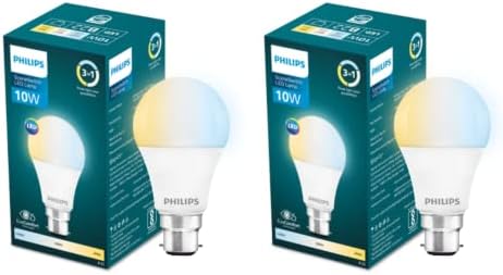 Buy PHILIPS 10-watt LED Bulb | 3 Colors in 1 LED Bulb | Scene Switch ...