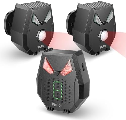 Amazon.com : Solar Driveway Alarm Wireless Outside 1800ft Range ...