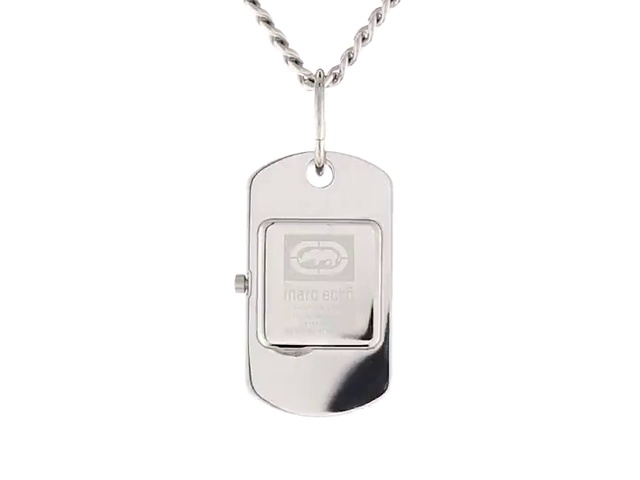 Watch Marc Ecko Men＇s E11569G1 Silver Dog Tag II Watch on Amazon Live