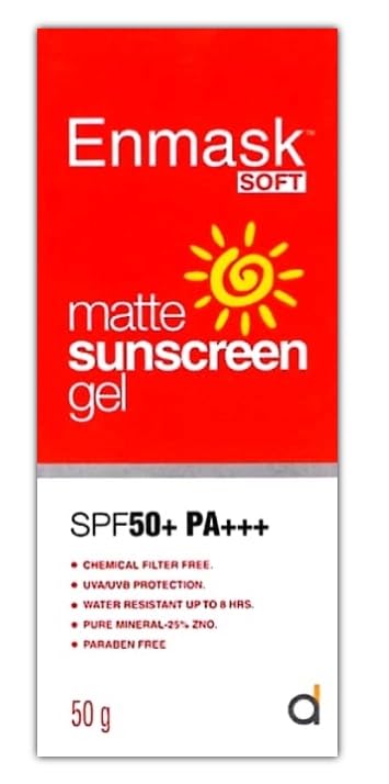 NEW ENMASK SOFT 50+ PA+++ MATTE Sunscreen Gel 50gm : Amazon.in: Beauty