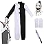 Adult Terrifier Art the Clown Costumes, 4PCS Halloween Scary Killer ...