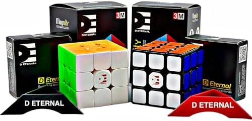 D ETERNAL 3+ Years Magnity 3M Magnetic Magnet Cube 3X3 Combo Set Of ...