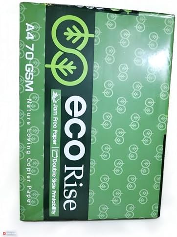 Eco Rise Printing Copy A4 Size JK Paper ECO TREE FRIENDLY, 70 GSM, 500 ...