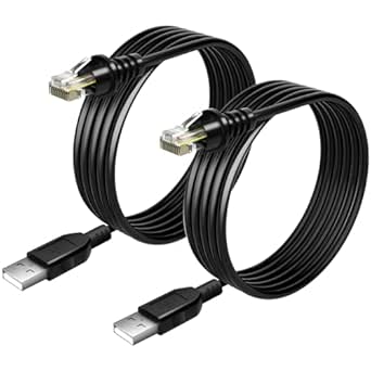 Amazon.com: LIENIAO (2PCS) Barcode Scanner USB Cable for Honeywell MS9520 MS5145 MS1690 MS1890 ...