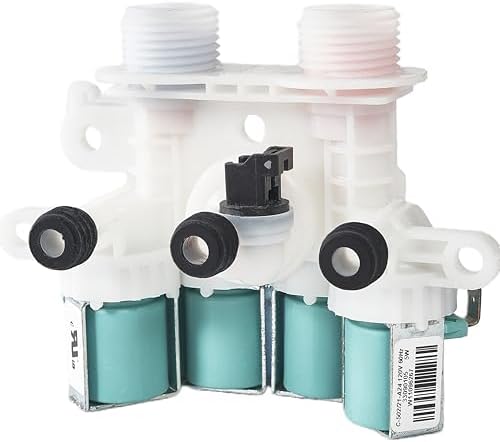 【Upgraded】 W11165546 W11220230 Washer Water Inlet Valve Replacement for ...