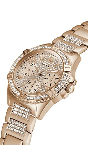 GUESS Analog Rose Gold Dial Women's Watch-W1156L3 : Amazon.in: Fashion