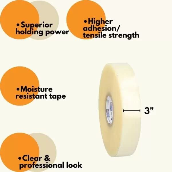 Cinta de embalaje transparente de cartón rollo de cinta adhesiva de ...