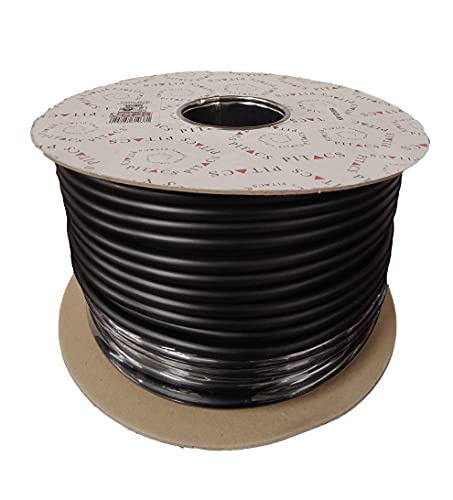 Primes DIY 3 Core Round Black Flex Flexible Cable, stranded electrical ...
